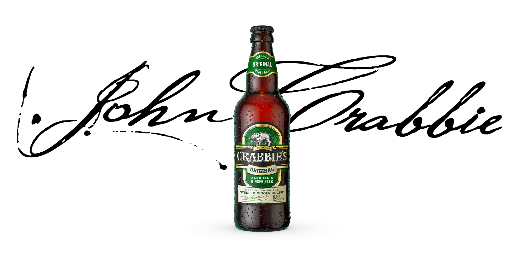 Alcoholic Ginger Beer | Crabbies Original Ginger Beer